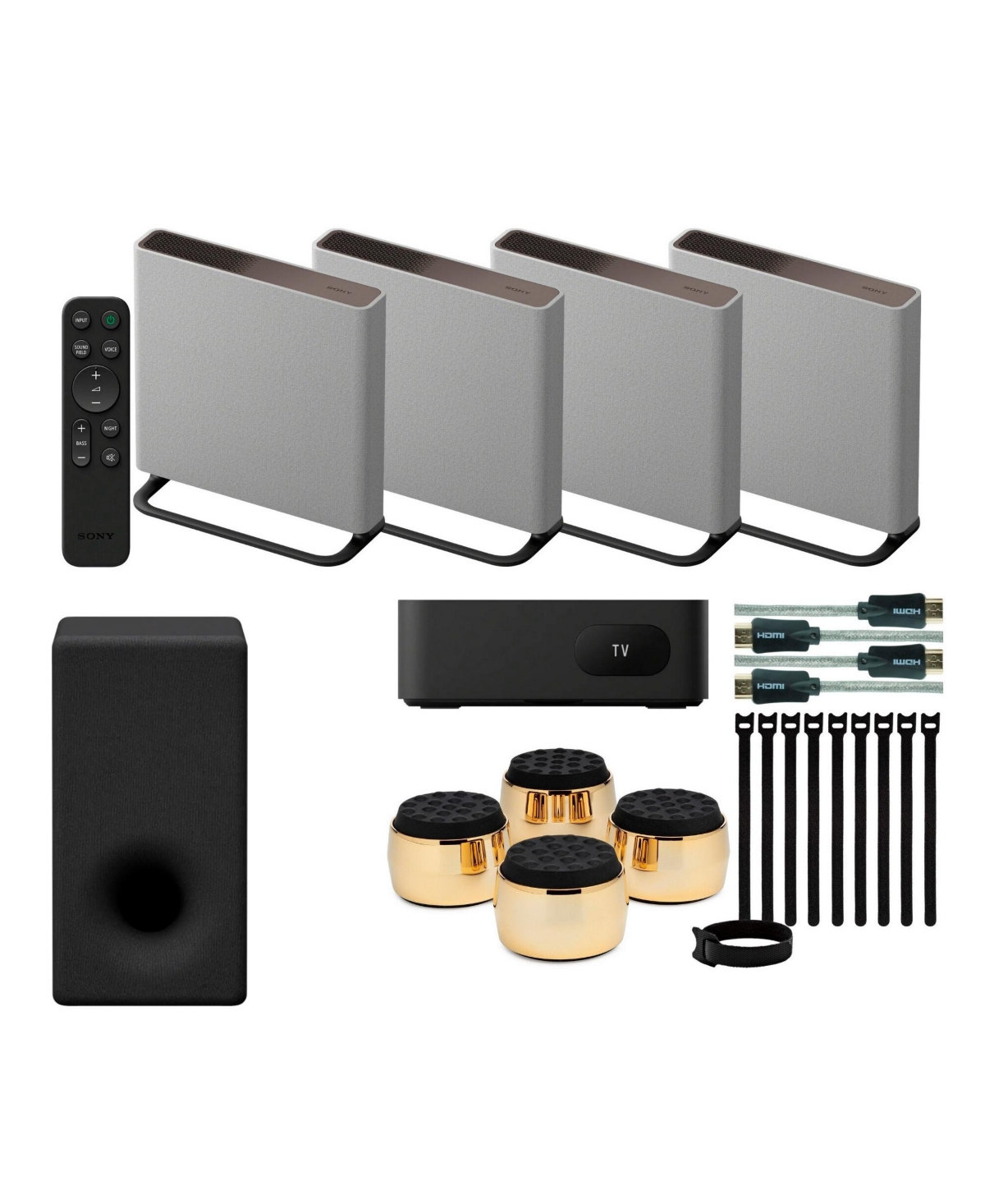 Click here for Sony Bravia Theater Quad with Sony SASW3 200W Wire... prices