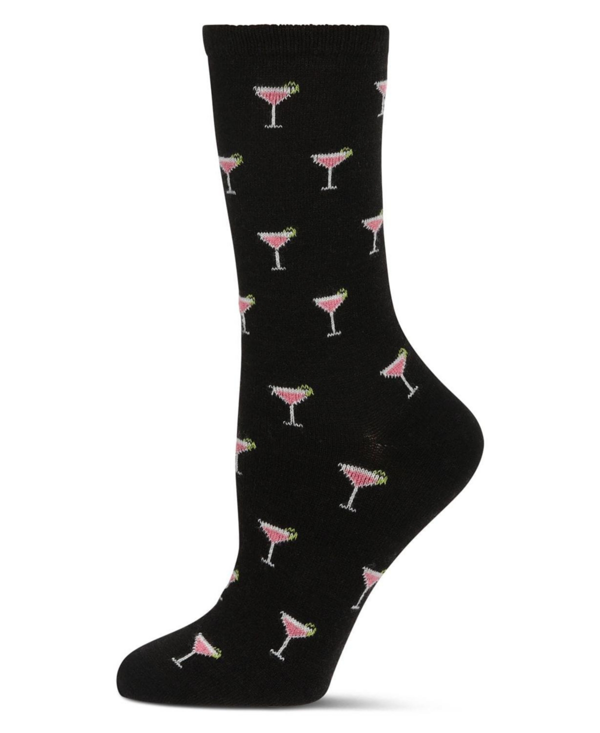 Click here for MeMoi Womens Soft Cosmo Cashmere Crew Socks - Blac... prices