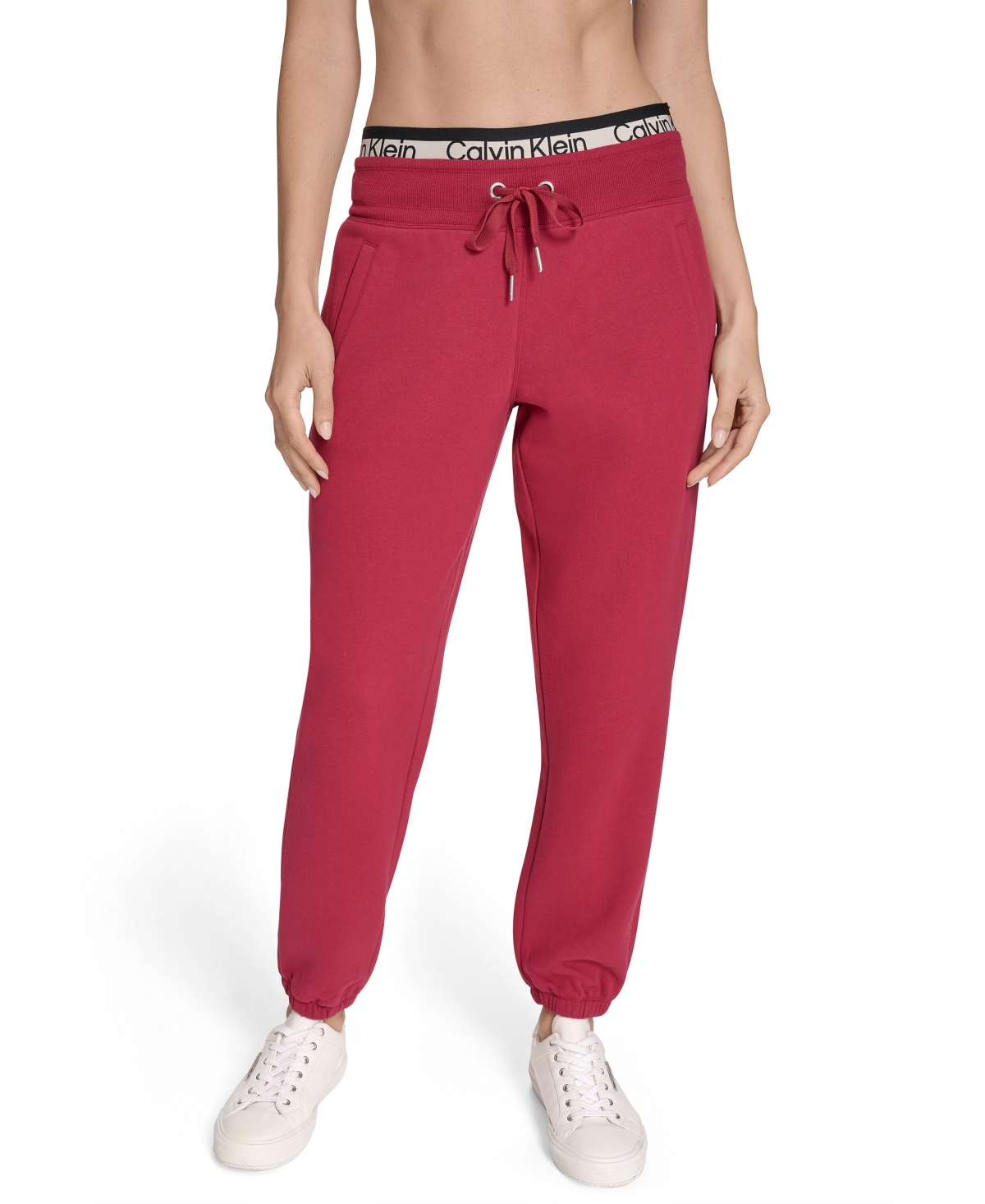Click here for Calvin Klein Womens Performance Logo Stripe Jogger... prices