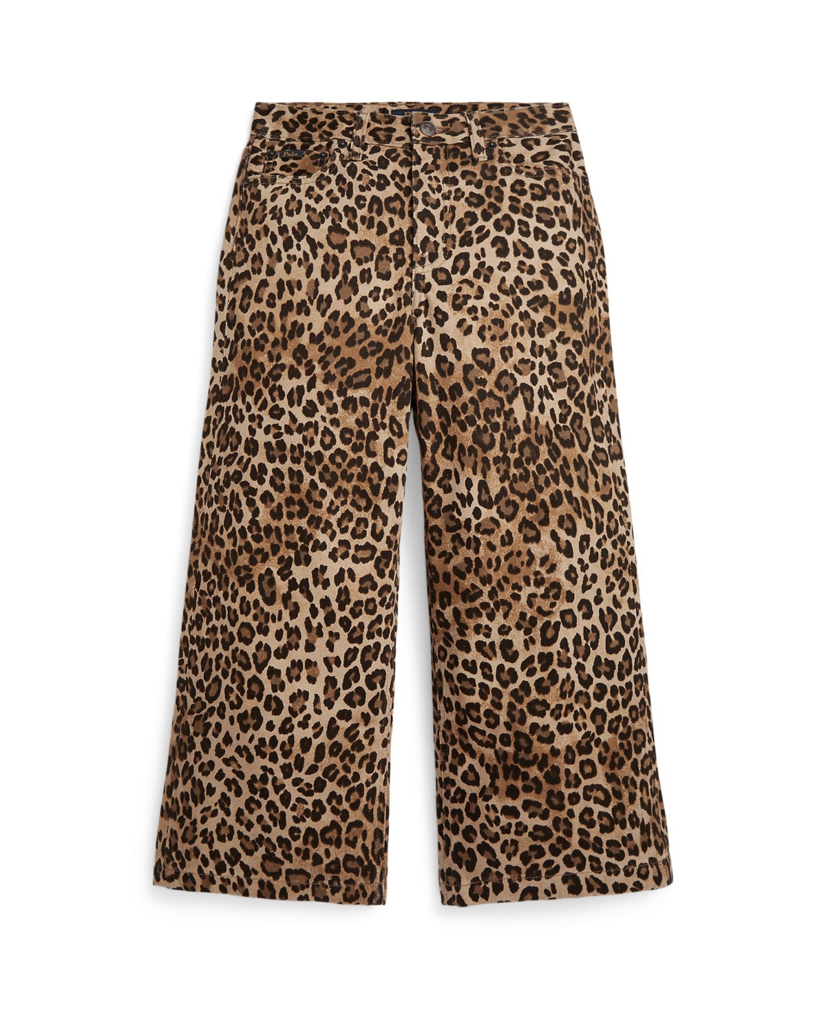 Click here for Polo Ralph Lauren Girls 7-16 Leopard-Print Wide-Le... prices