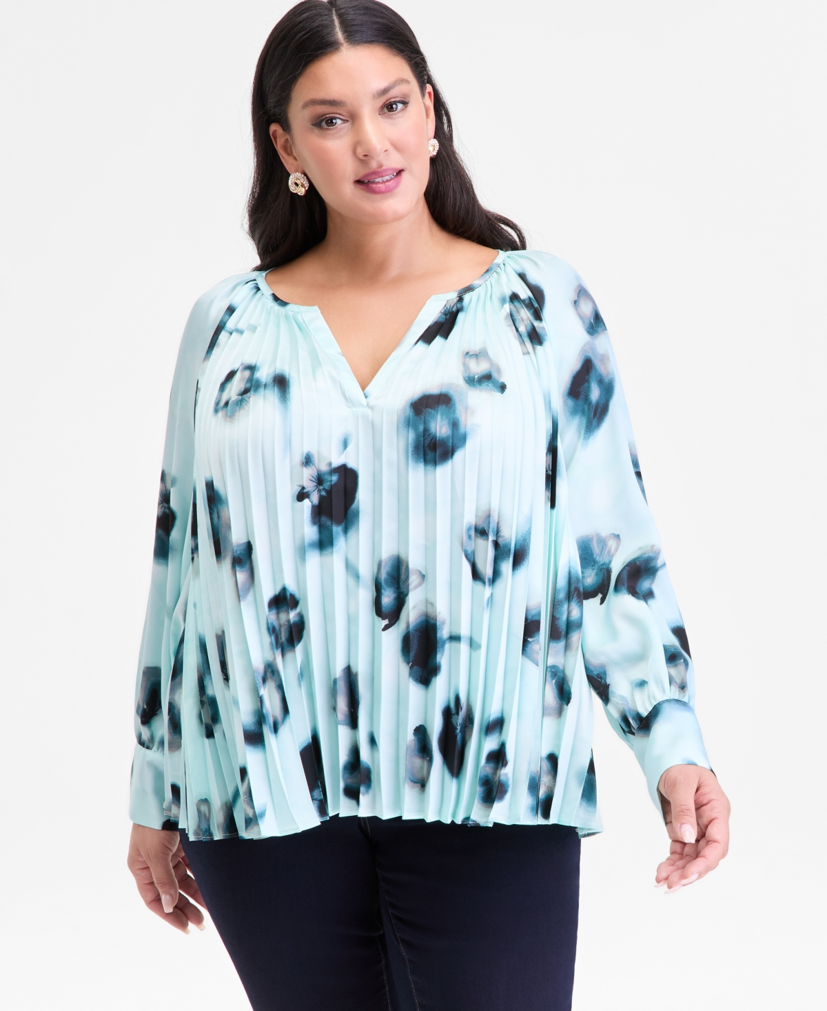 Click here for I.n.c. International Concepts Plus Size Printed Pl... prices
