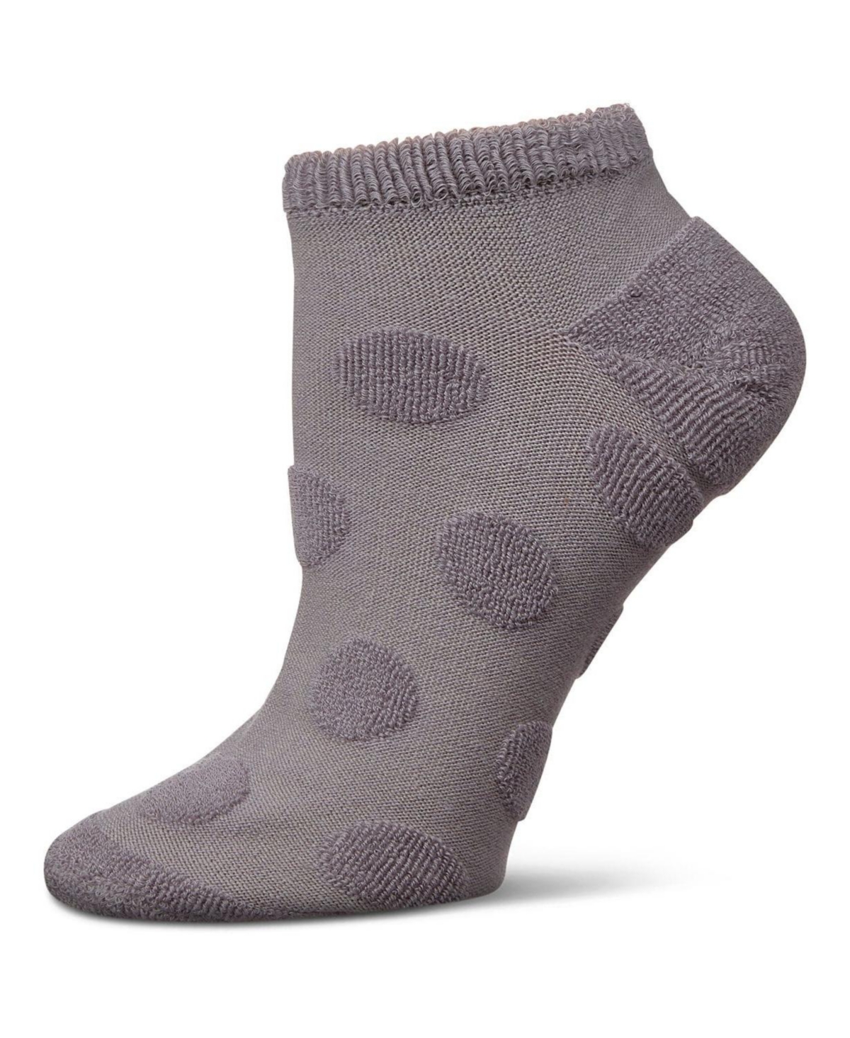 Click here for MeMoi Womens Terry Dot Low Cut Socks - Ash prices