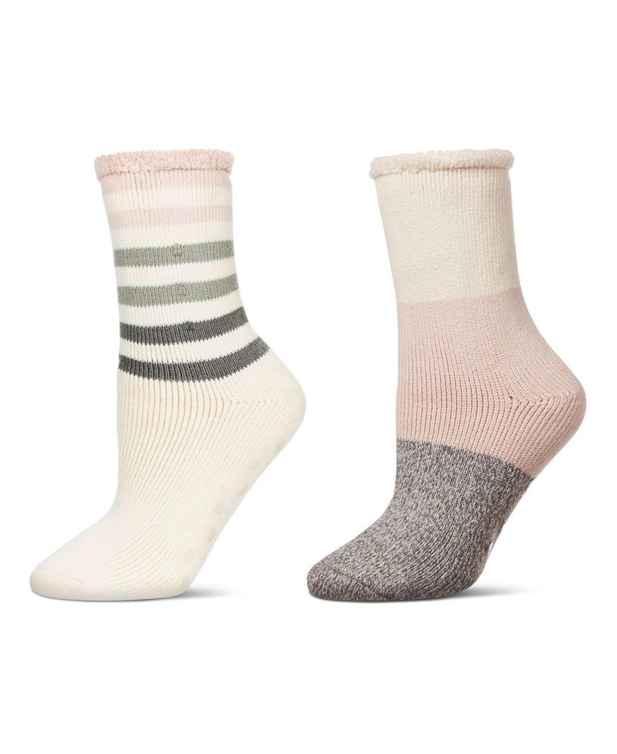 Click here for MeMoi Womens 2 Pair Pack Thermal Crew Socks - Ivor... prices