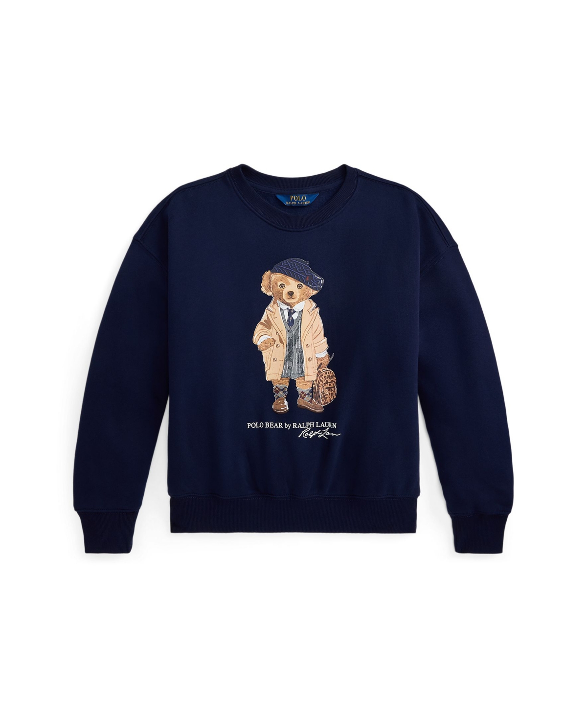 Click here for Polo Ralph Lauren Girls 7-16 Crewneck Boxy Sweatsh... prices