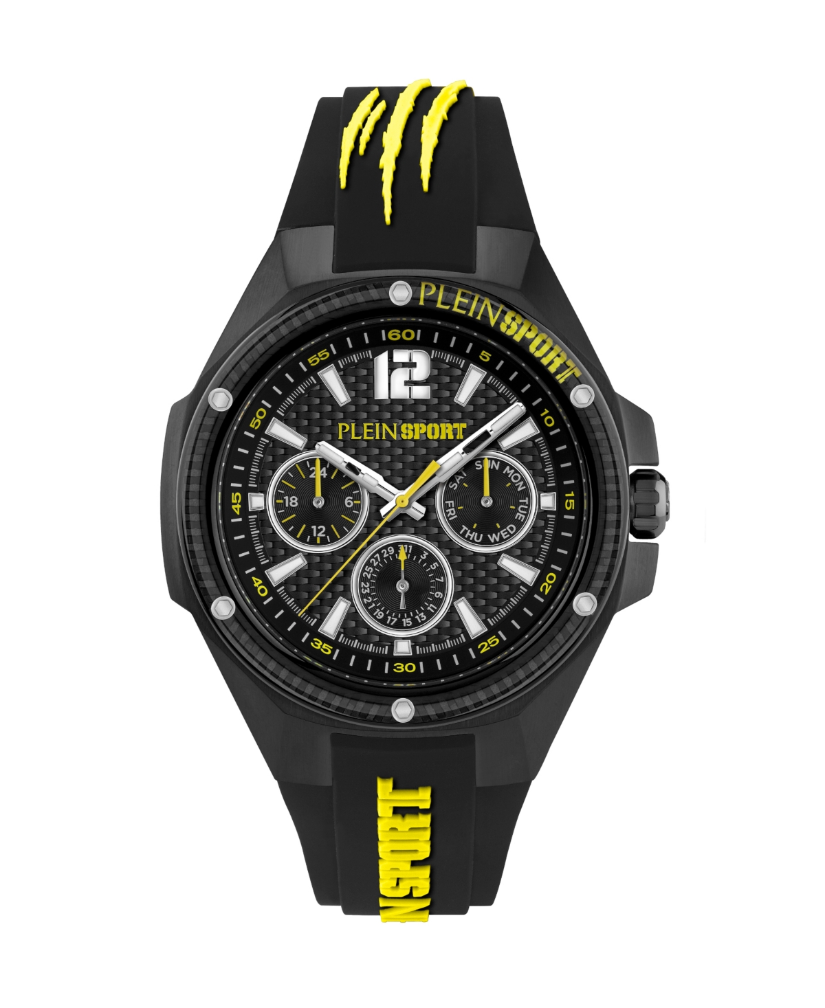 Click here for Plein Sport Mens Tigermaster Pro 3 Hand Quartz Bla... prices