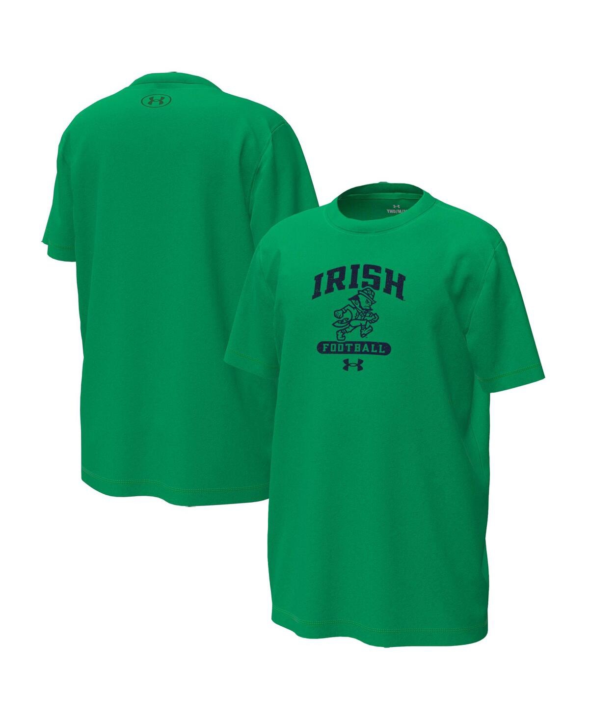 Click here for Under Armour Big Boys and Girls Kelly Green Notre... prices