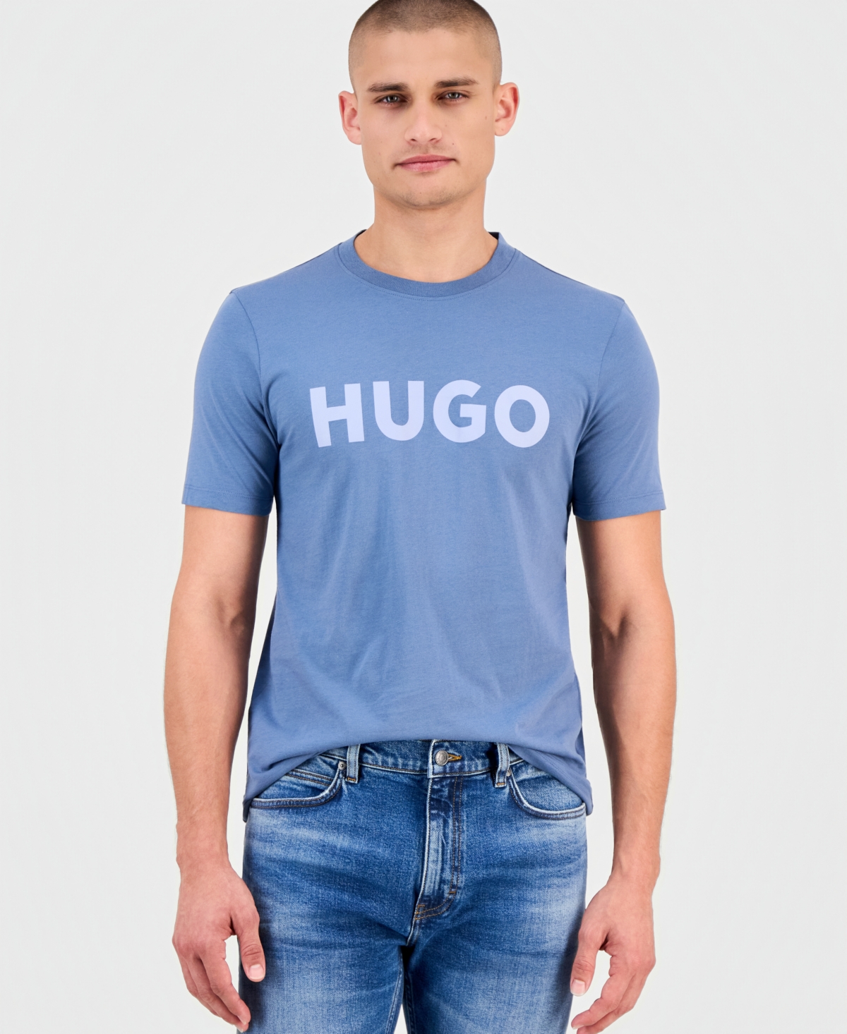 Click here for Hugo Boss Mens Dulivio Short-Sleeve Logo Crewneck... prices