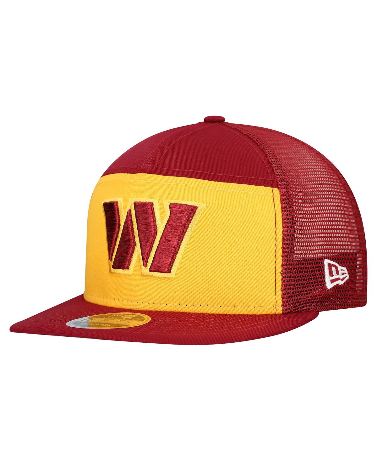 Click here for New Era Mens Gold/Burgundy Washington Commanders O... prices