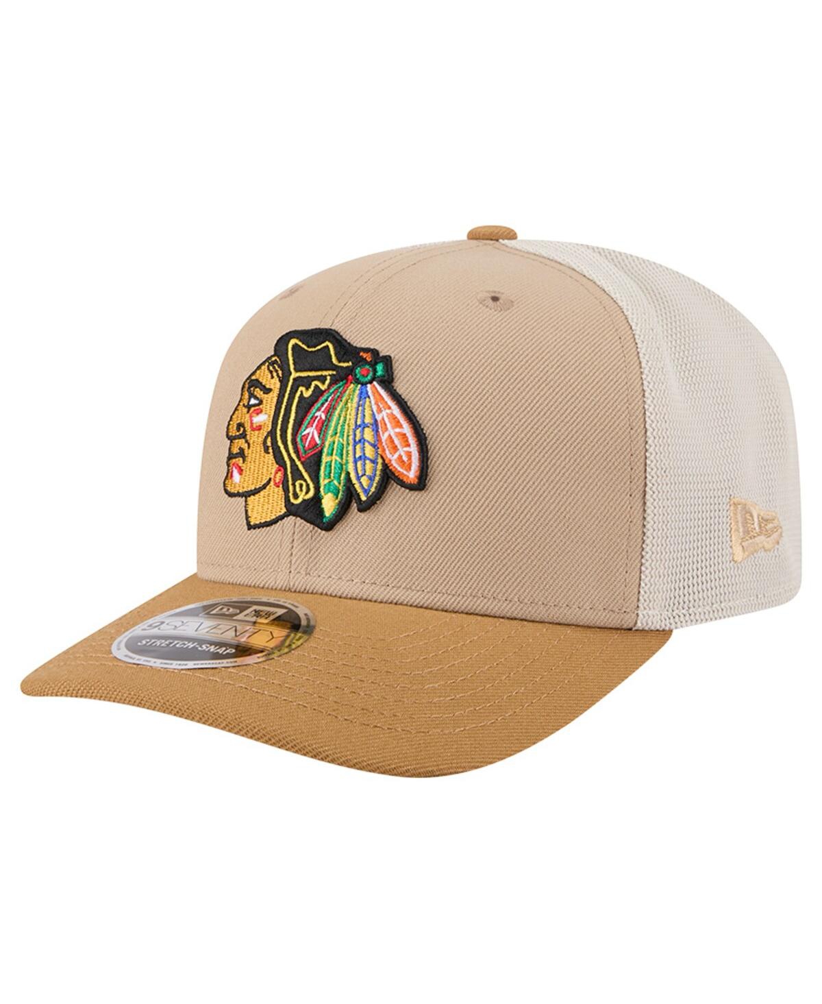 Click here for New Era Mens Tan/Light Brown Chicago Blackhawks Tw... prices
