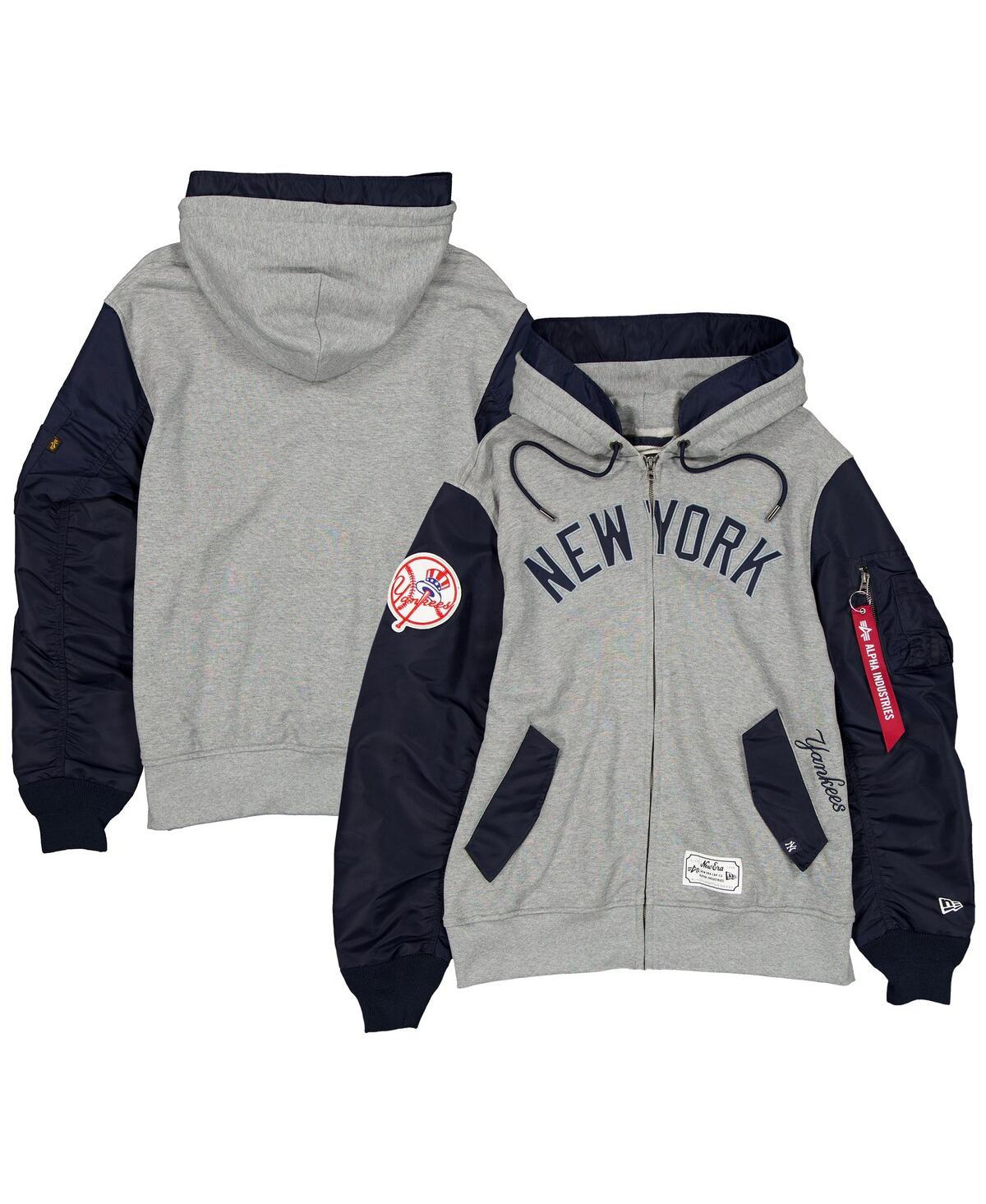 Click here for New Era Mens Heather Gray/Navy New York Yankees Fu... prices