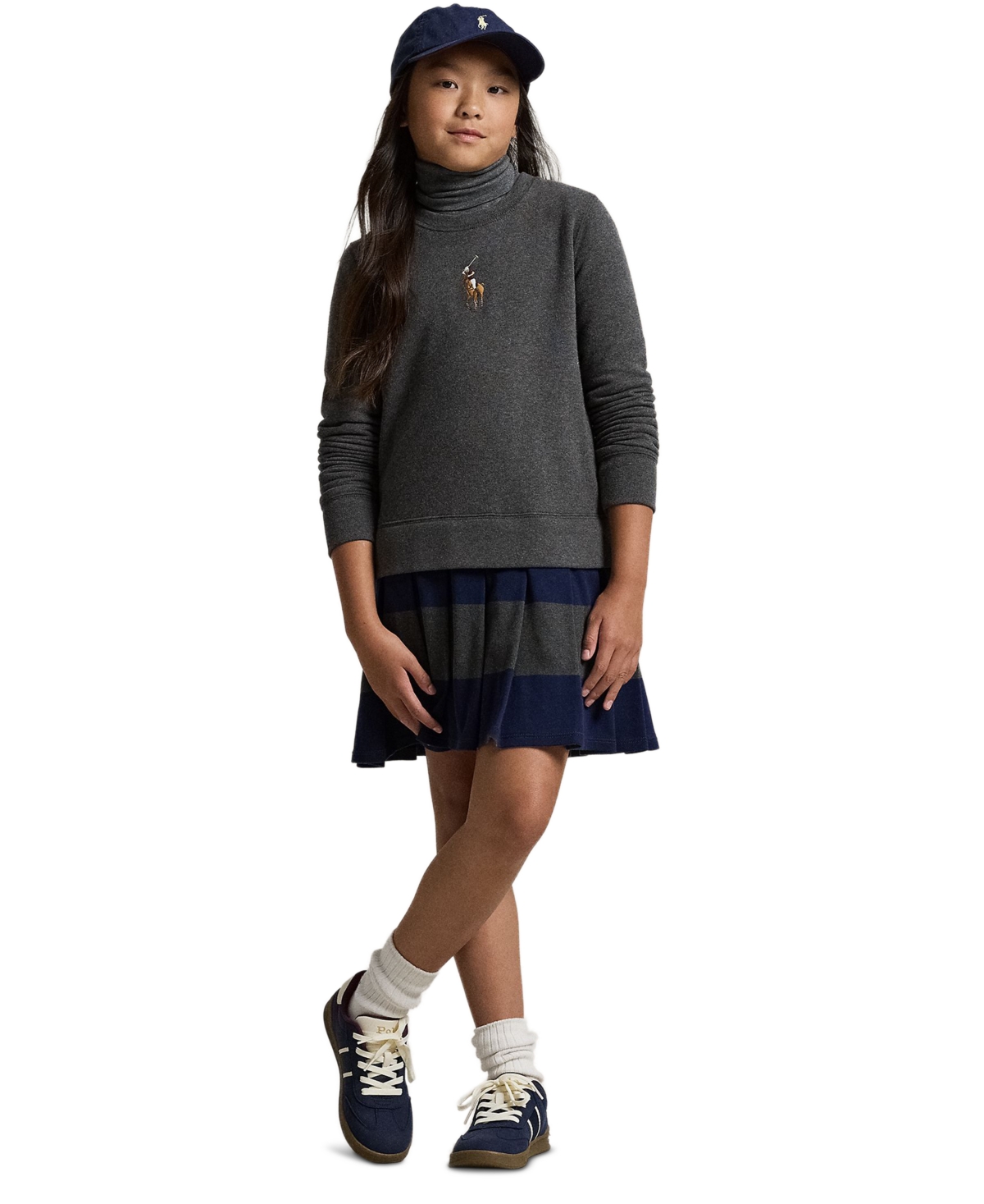 Click here for Polo Ralph Lauren Girls 7-16 Big Pony Fleece Dress... prices