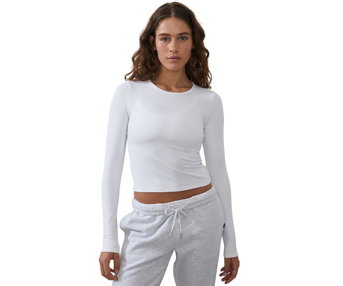 Click here for Cotton On Womens Active Ultra Soft Fitted Long Sle... prices