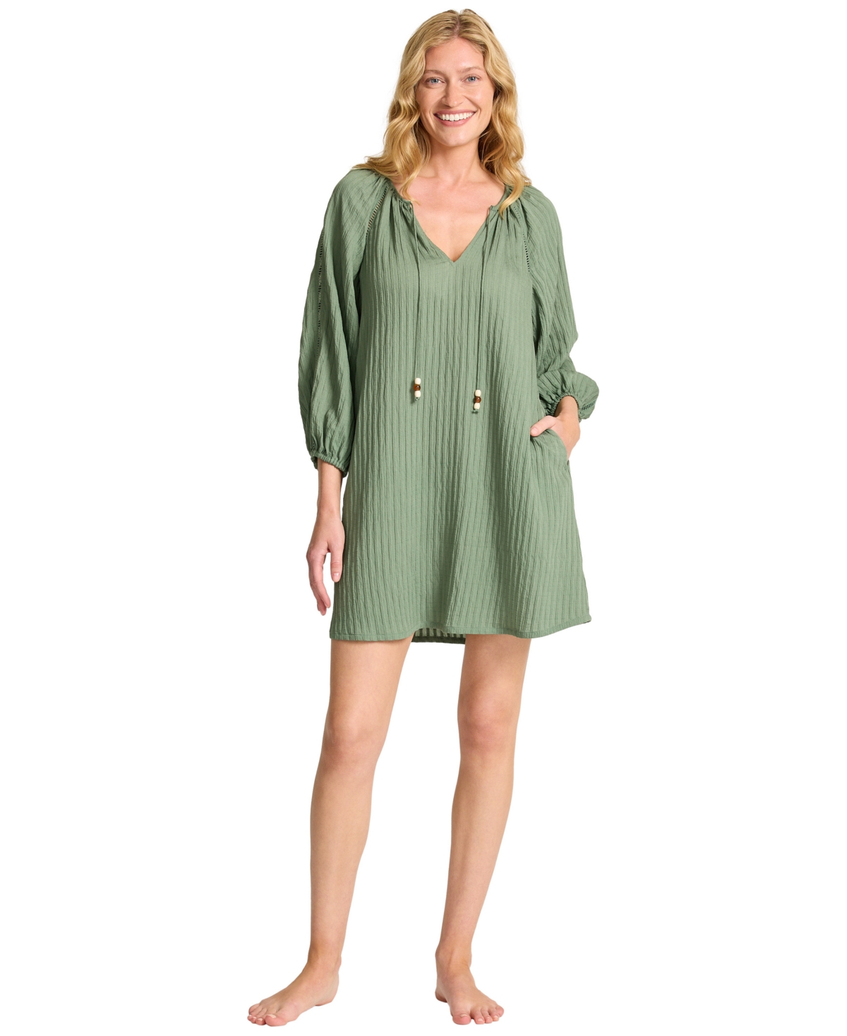 Click here for Tommy Bahama Womens Stripe Dress - Tea Leaf prices
