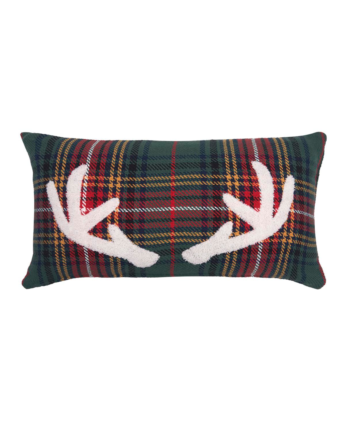 Click here for Green Lennox Antlers Throw Pillow  12" x 24&#... prices