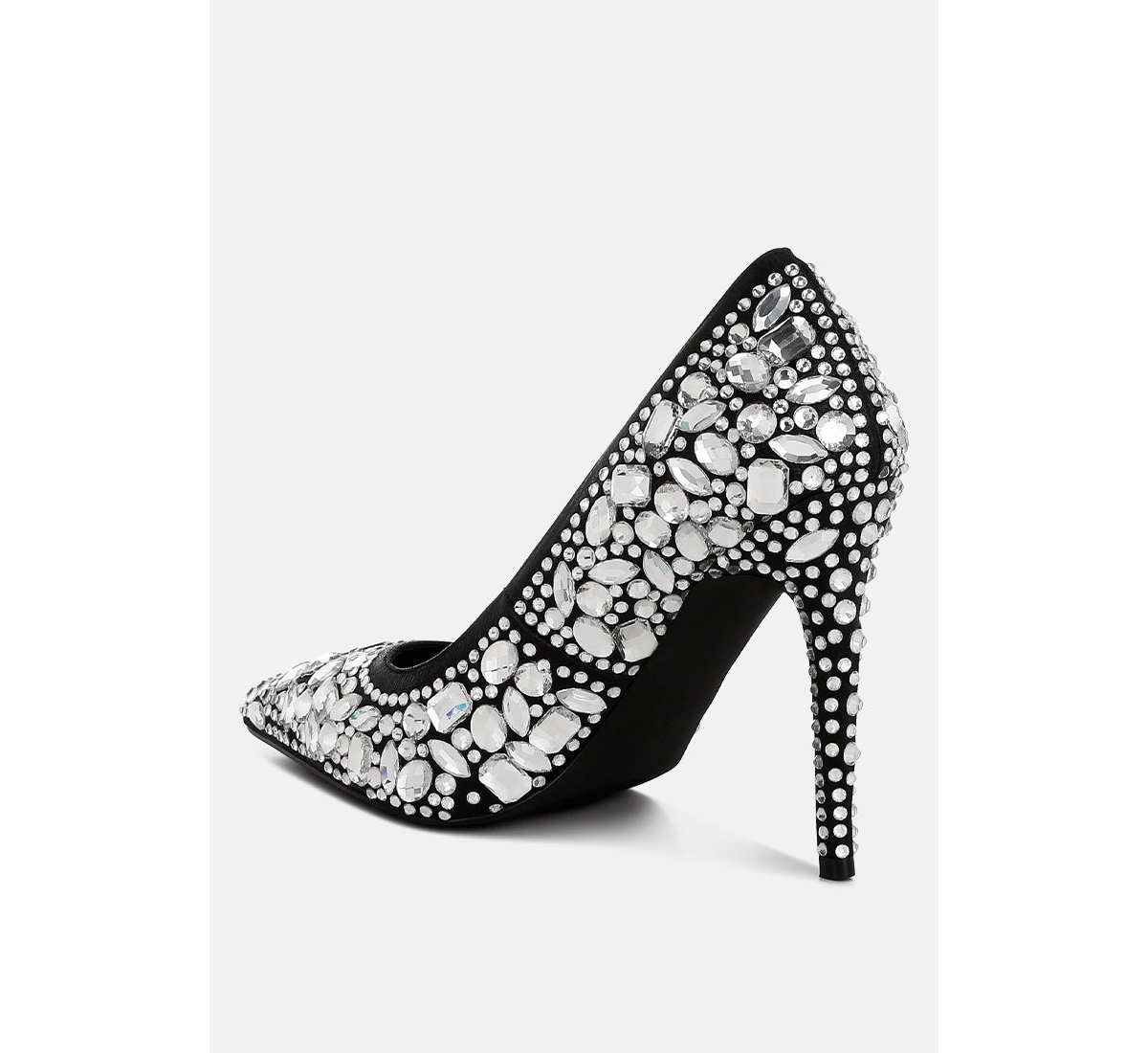 Click here for London Rag Womens Iceout Diamante & Rhinestone Emb... prices