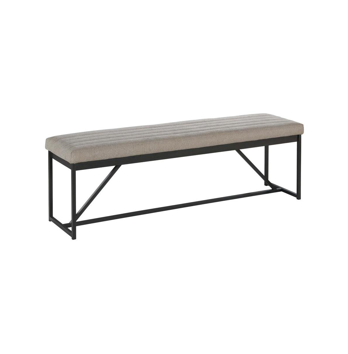 Click here for Intercon Eden 64"" Backless Bench - Grey prices
