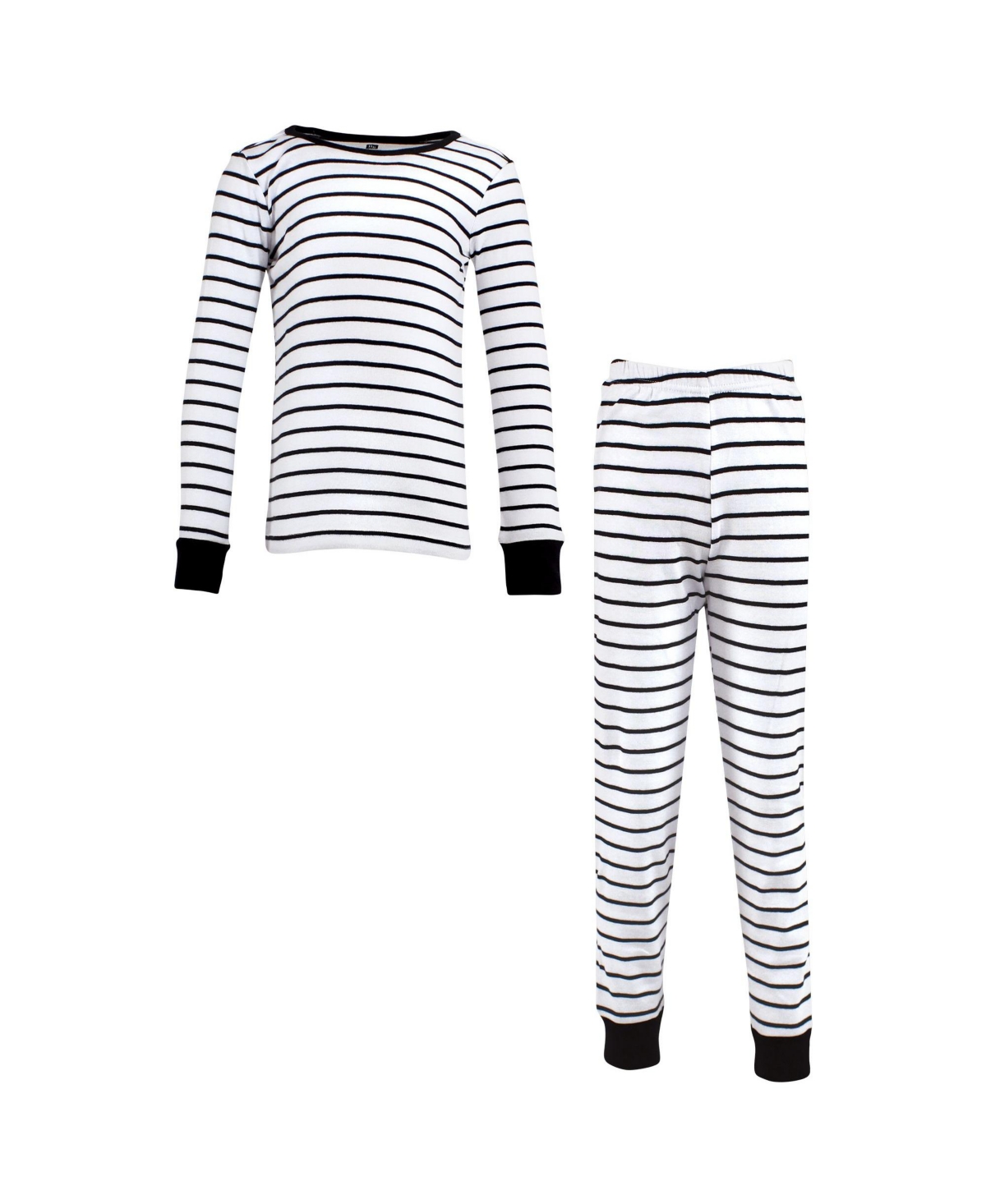 Hudson Baby Toddler Unisex Cotton Sleepwear Duo - White