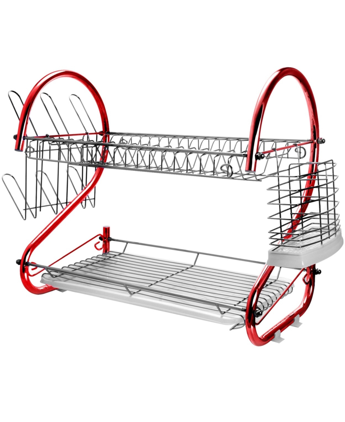 Click here for MegaChef 16 Inch Two Shelf Iron Wire Dish Rack in... prices