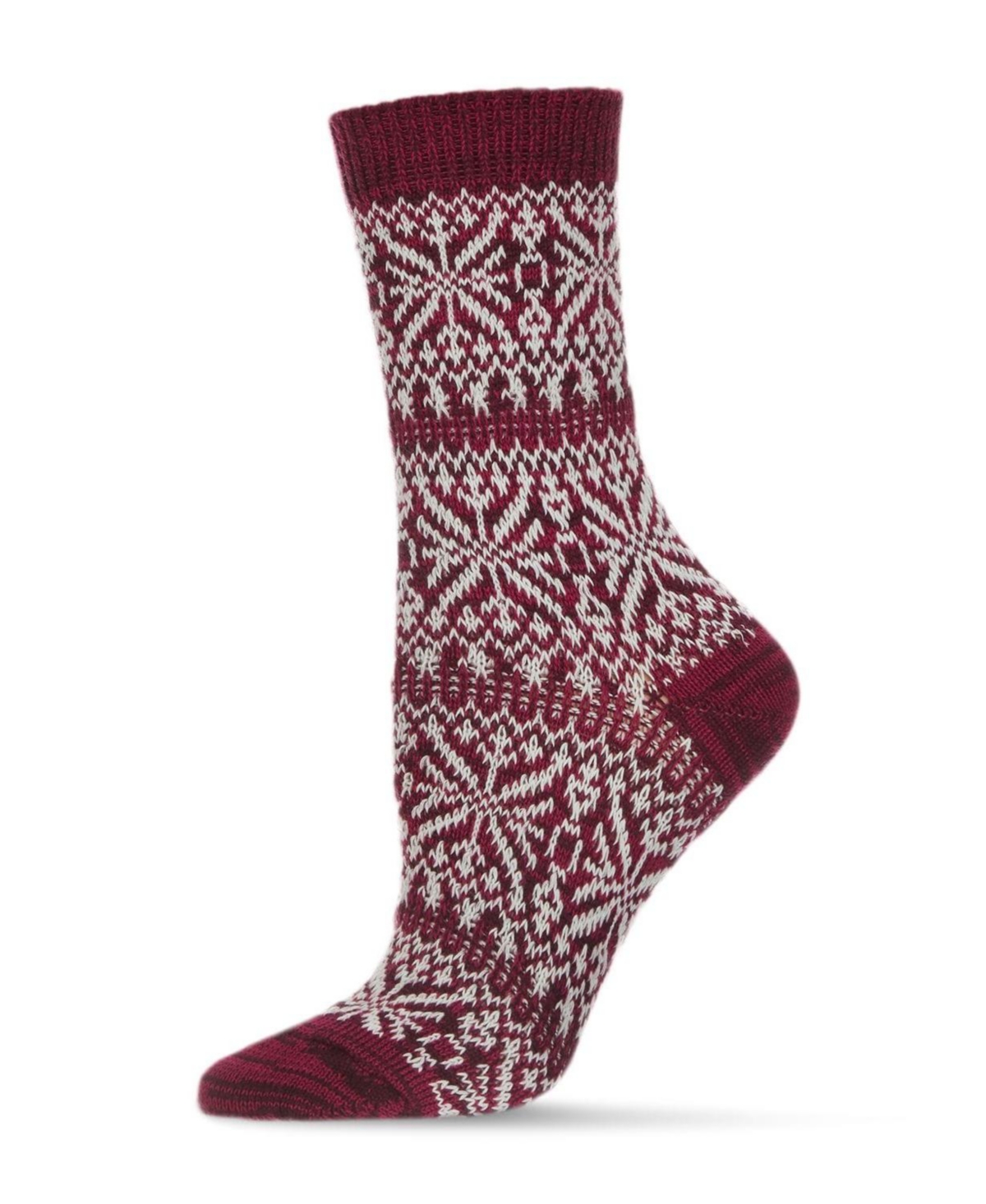 Click here for MeMoi Womens Traditional Cozy Snowflake Crew Socks... prices