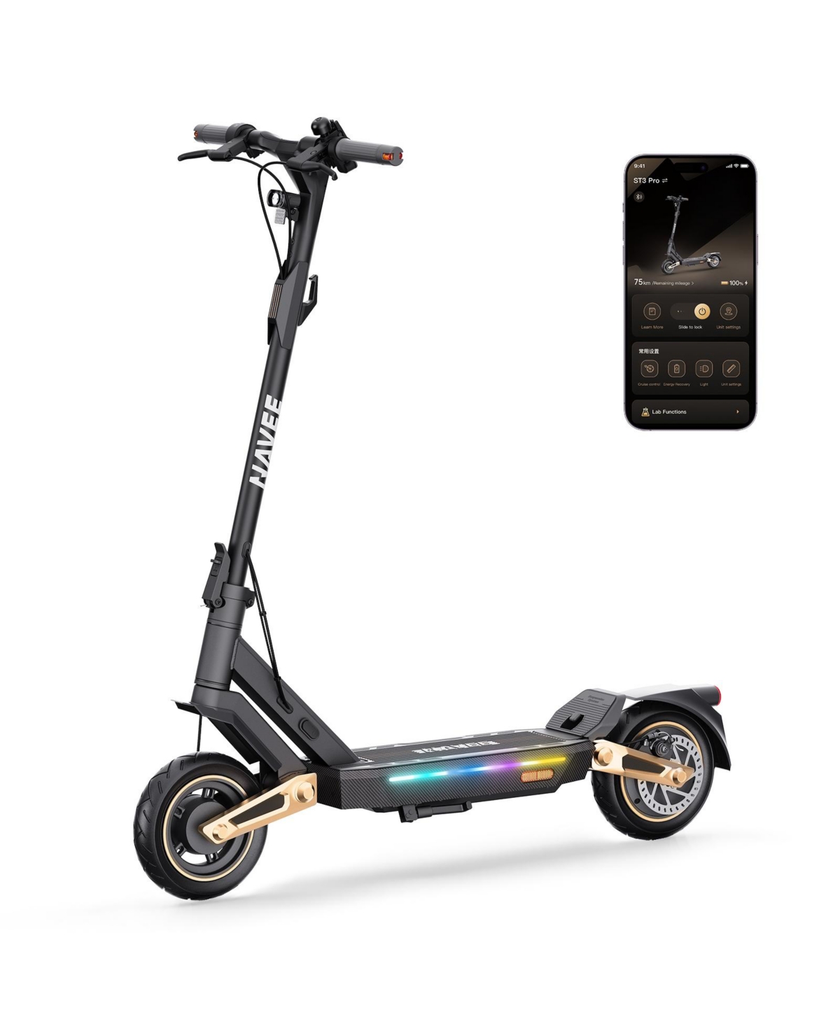 Click here for Navee ST3 Pro Electric Scooter w/46.6 miles Max Op... prices