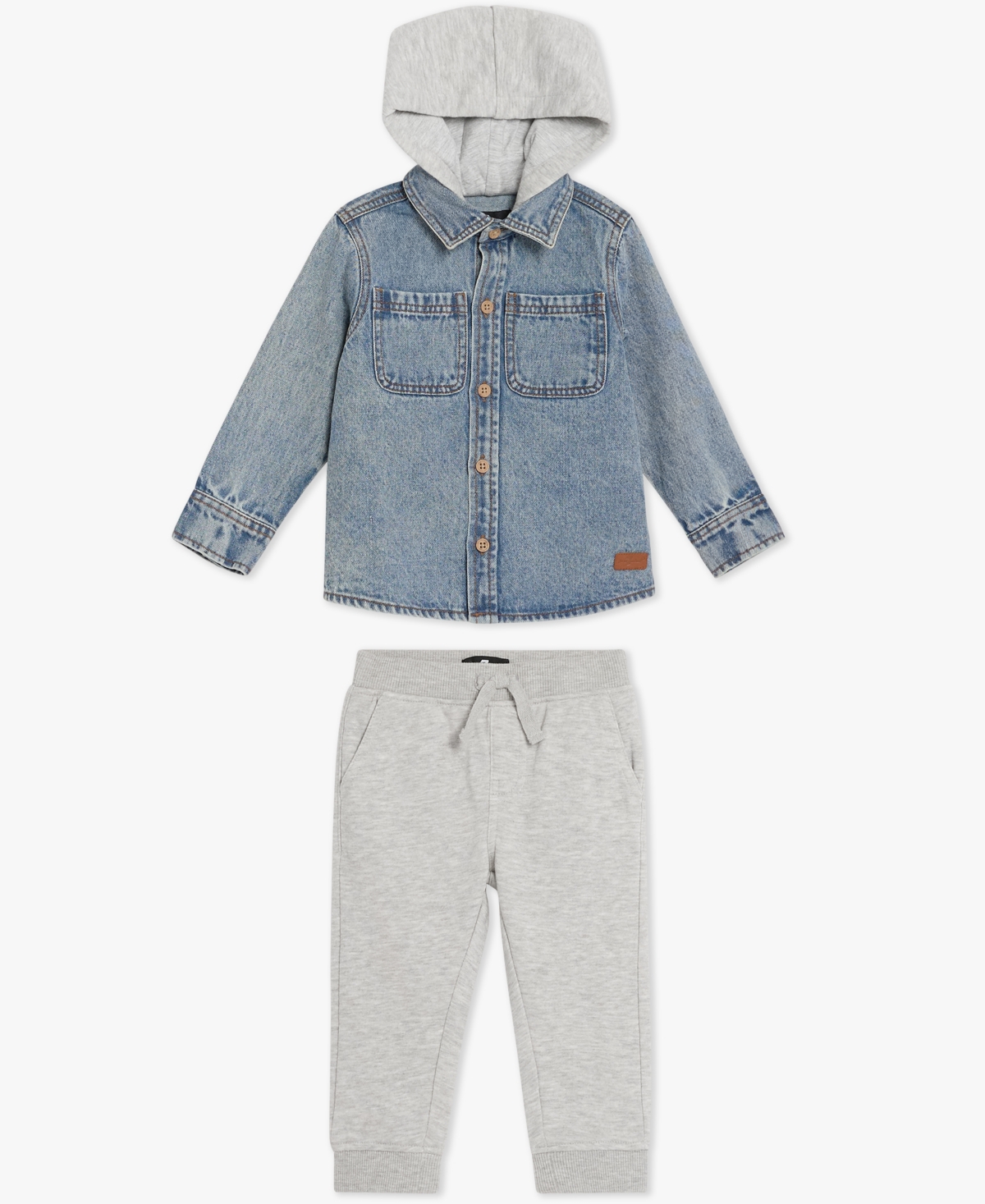 Click here for 7 For All Mankind Baby Boys 2-Piece Denim Shirt an... prices