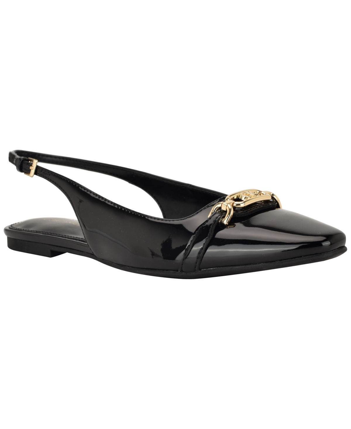 Click here for Calvin Klein Womens Felena Slingback Flats - Black... prices