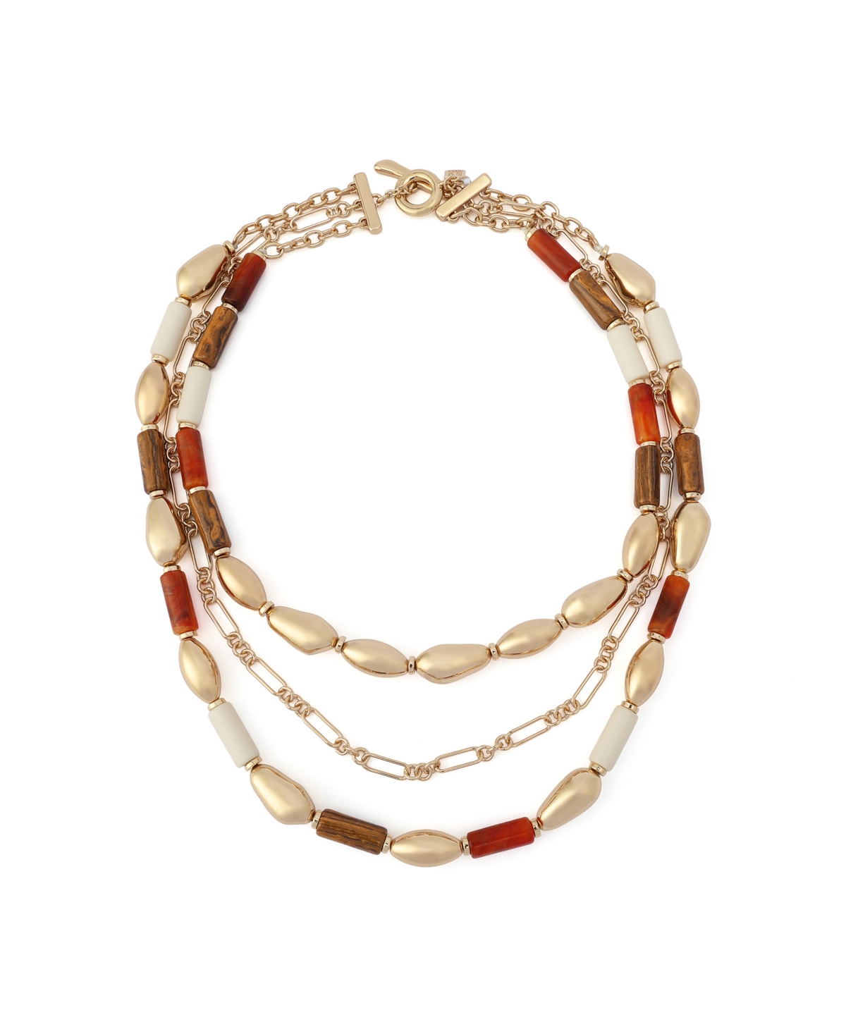 Click here for Robert Lee Morris Soho Mixed Stone Molten Beaded L... prices