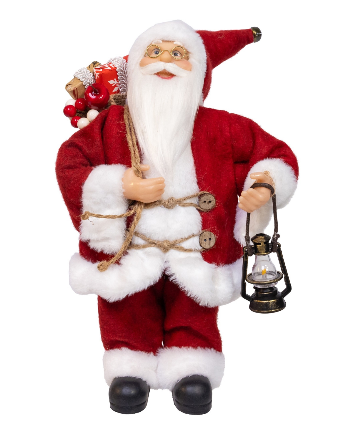 Click here for Kurt Adler 12-Inch Standing Christmas Santa with S... prices