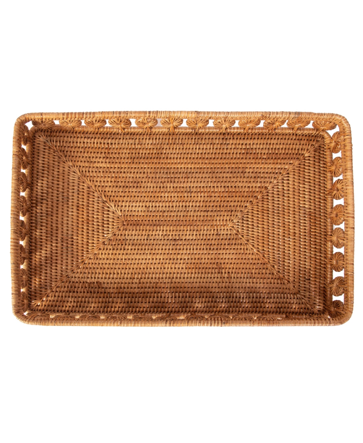 Click here for Artifacts Rattan Inna Design Rectangular Tray With... prices