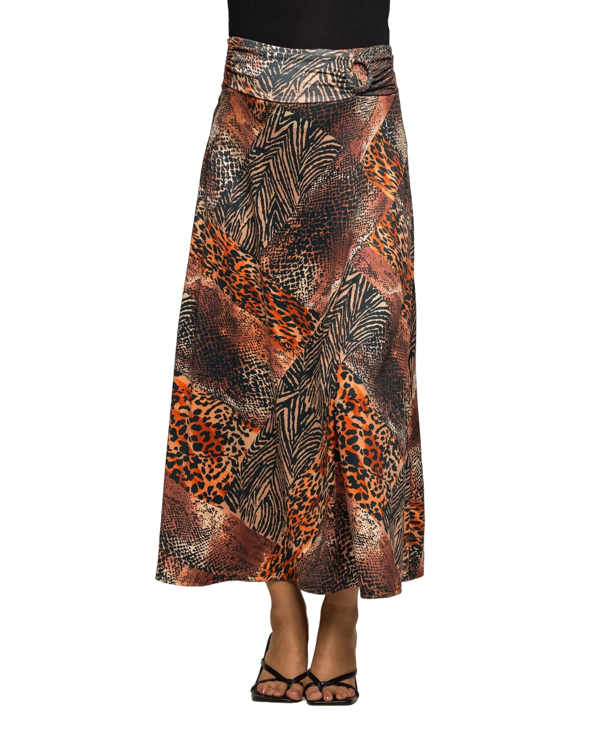 Click here for 24seven Comfort Apparel Womens Maternity Maxi Skir... prices