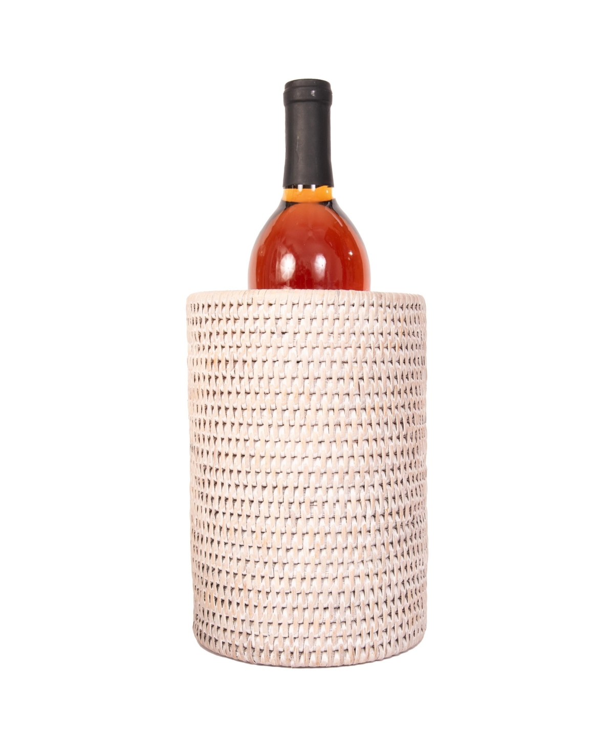 Click here for Artifacts Rattan Stainless Steel Wine Chiller - Wh... prices