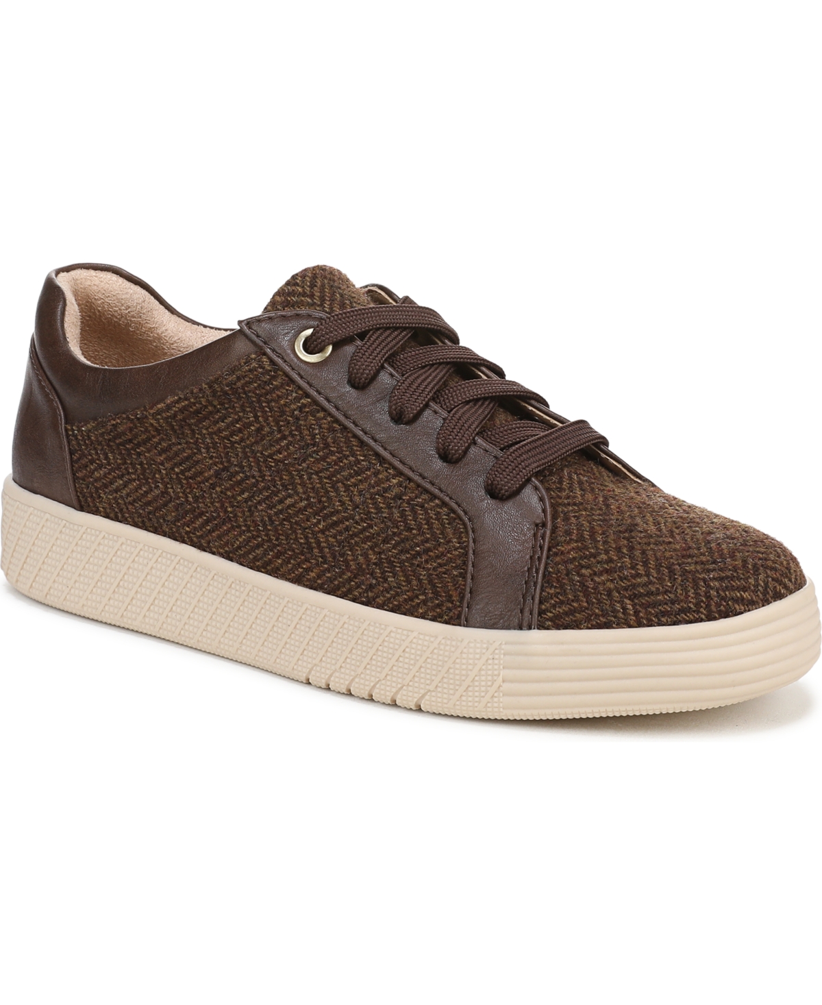 Click here for Soul Naturalizer Neela Lace Up Sneakers - Dark Bro... prices
