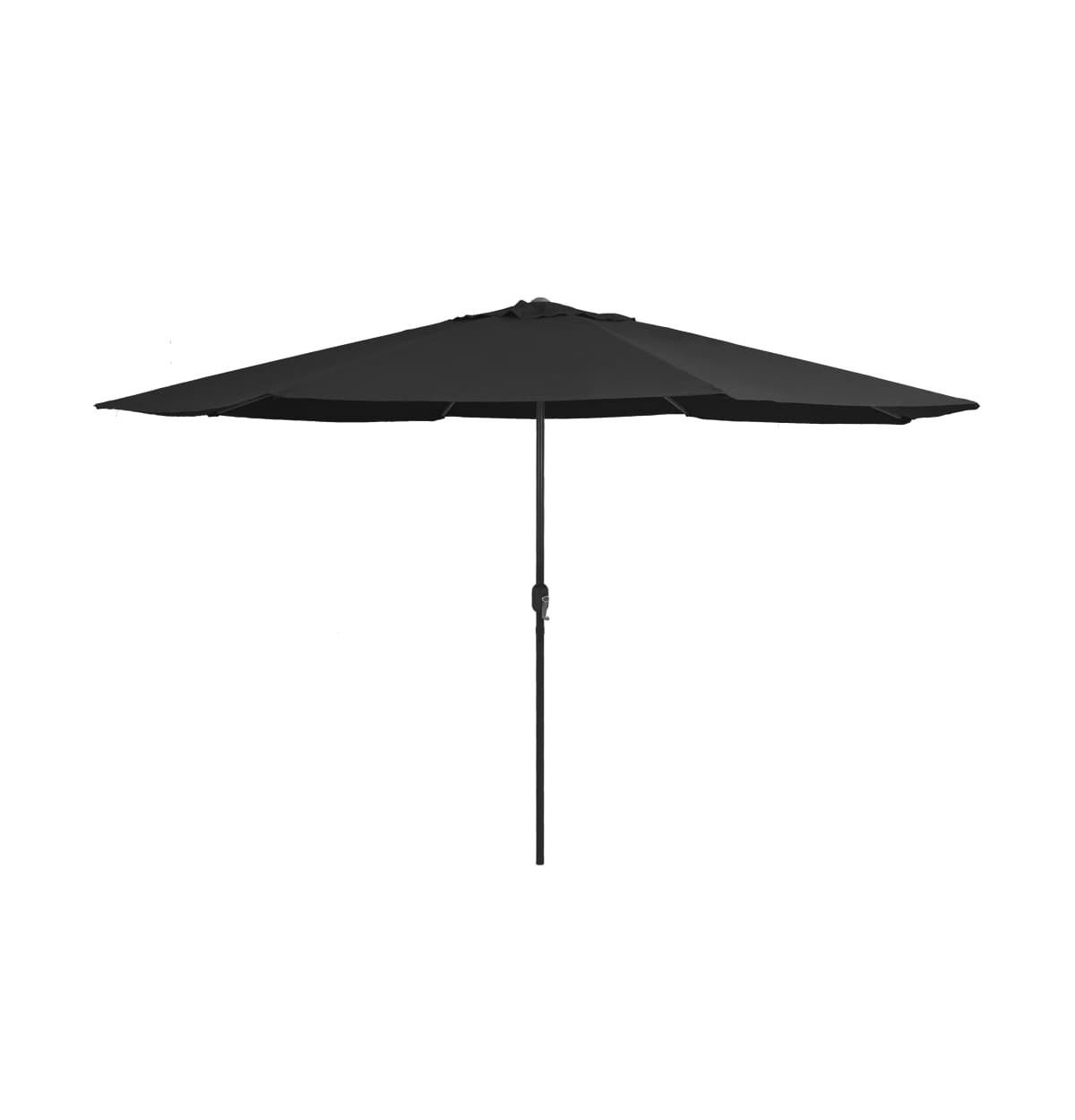 Click here for Garden Parasol Black Metal  Polyester Large Tiltab... prices