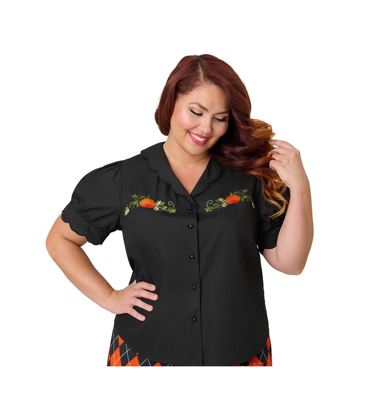 Click here for Smak Parlour Plus Size Embriodered Puff Sleeve Top... prices