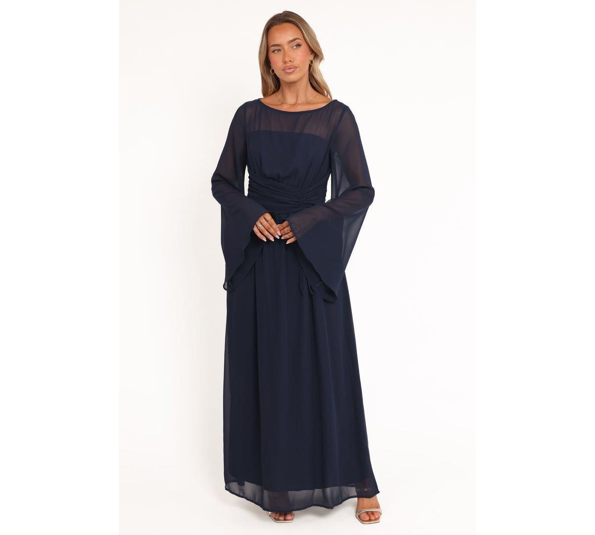 Click here for Petal and Pup Womens Samara Maxi Dress - Navy 2 -... prices