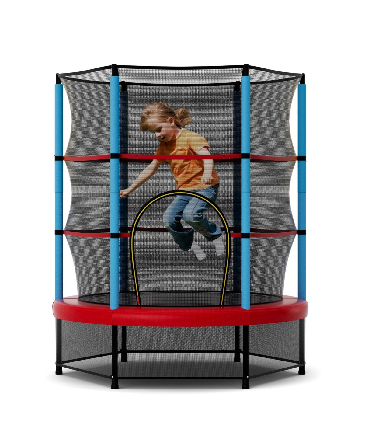 Click here for Gymax 55 Mini Trampoline for Kids w/ Safety Enclos... prices