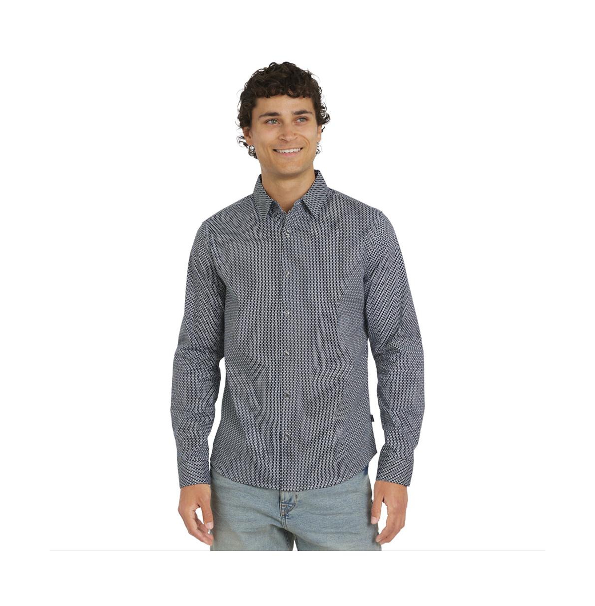 Click here for Dkny Mens Campbell Stretch Cotton Poplin Shirt - M... prices