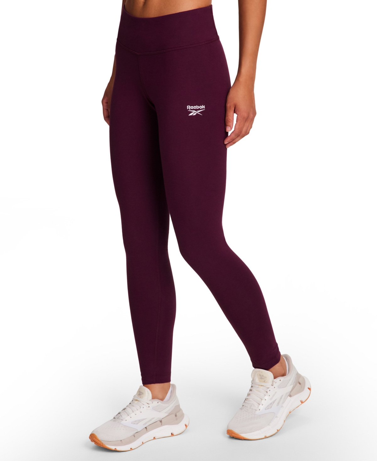Click here for Reebok Womens Embroidered Leggings - Black Cherry prices