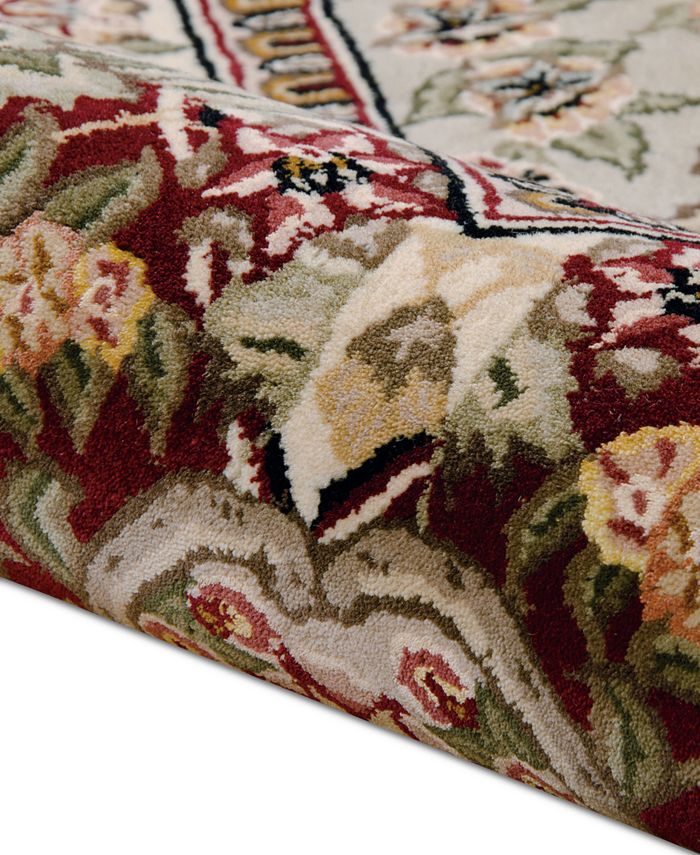 Nourison Wool & Silk 2000 2005 Black 7'9" x 9'9" Area Rug - Macy's