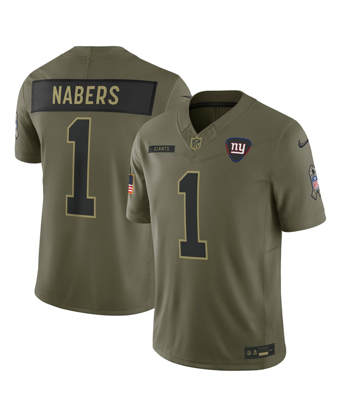 Click here for Nike Mens Malik Nabers Olive New York Giants 2025... prices