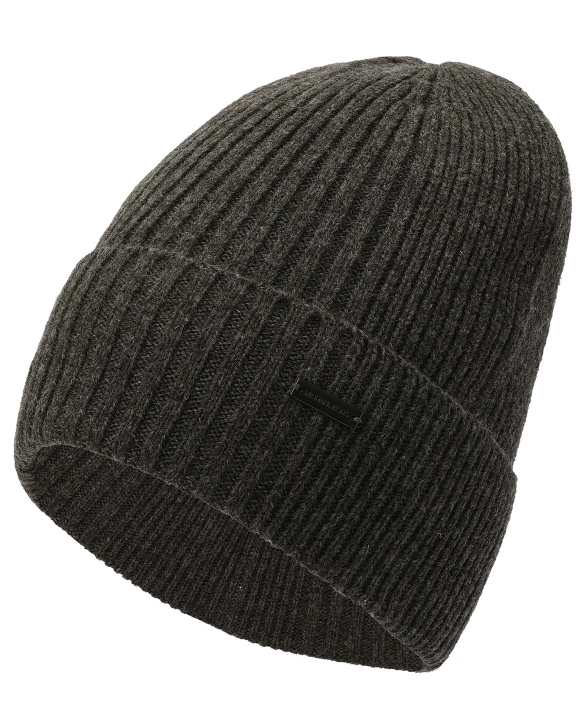 Click here for Michael Kors Mens Wide Center Rib Cuff Hat - Charc... prices