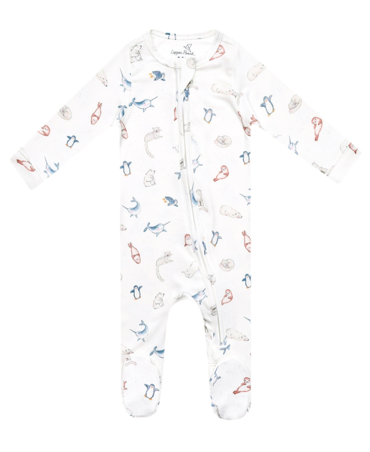 Click here for Copper Pearl Baby Arctic Wonder Zip-Up Footie One... prices