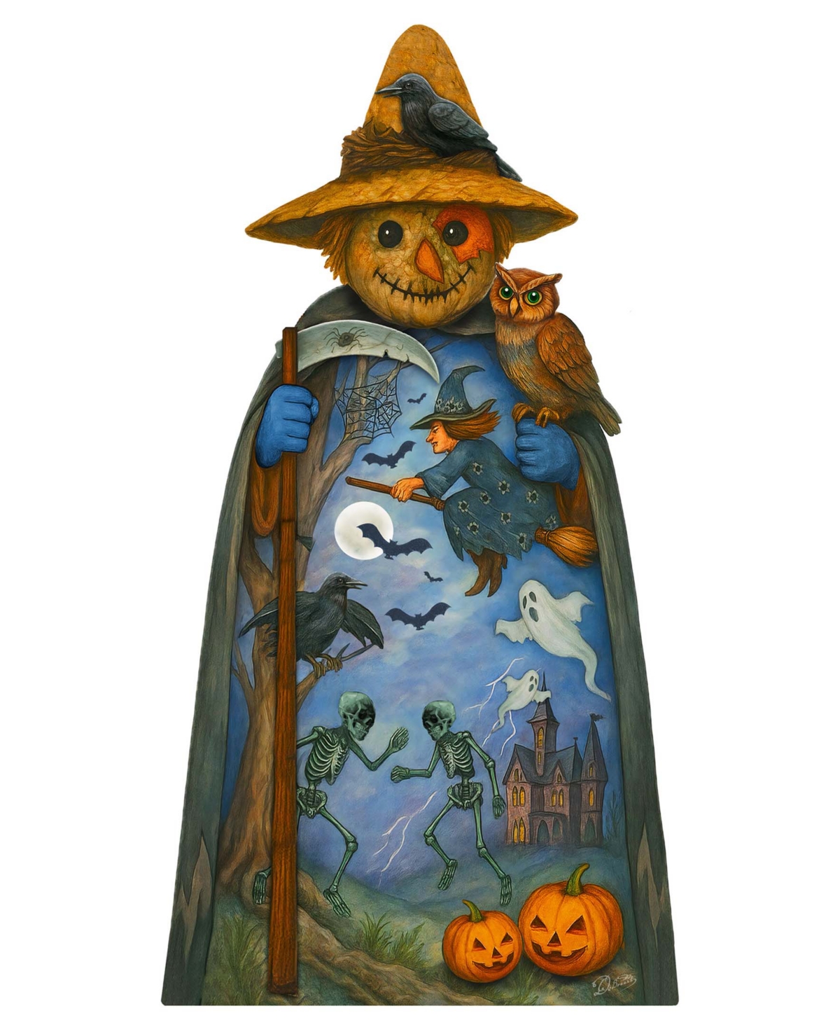 Click here for Designocracy Halloween Scarecrow Outdoor Yard Deco... prices