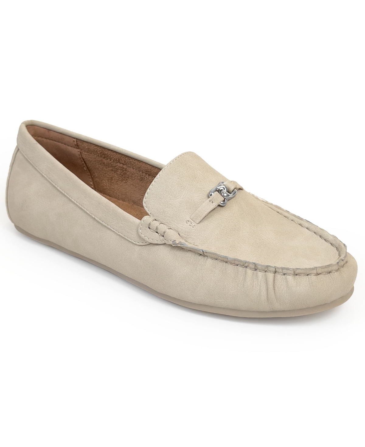 Click here for Aerosoles Womens Drita Flat - Stone faux nubuck prices