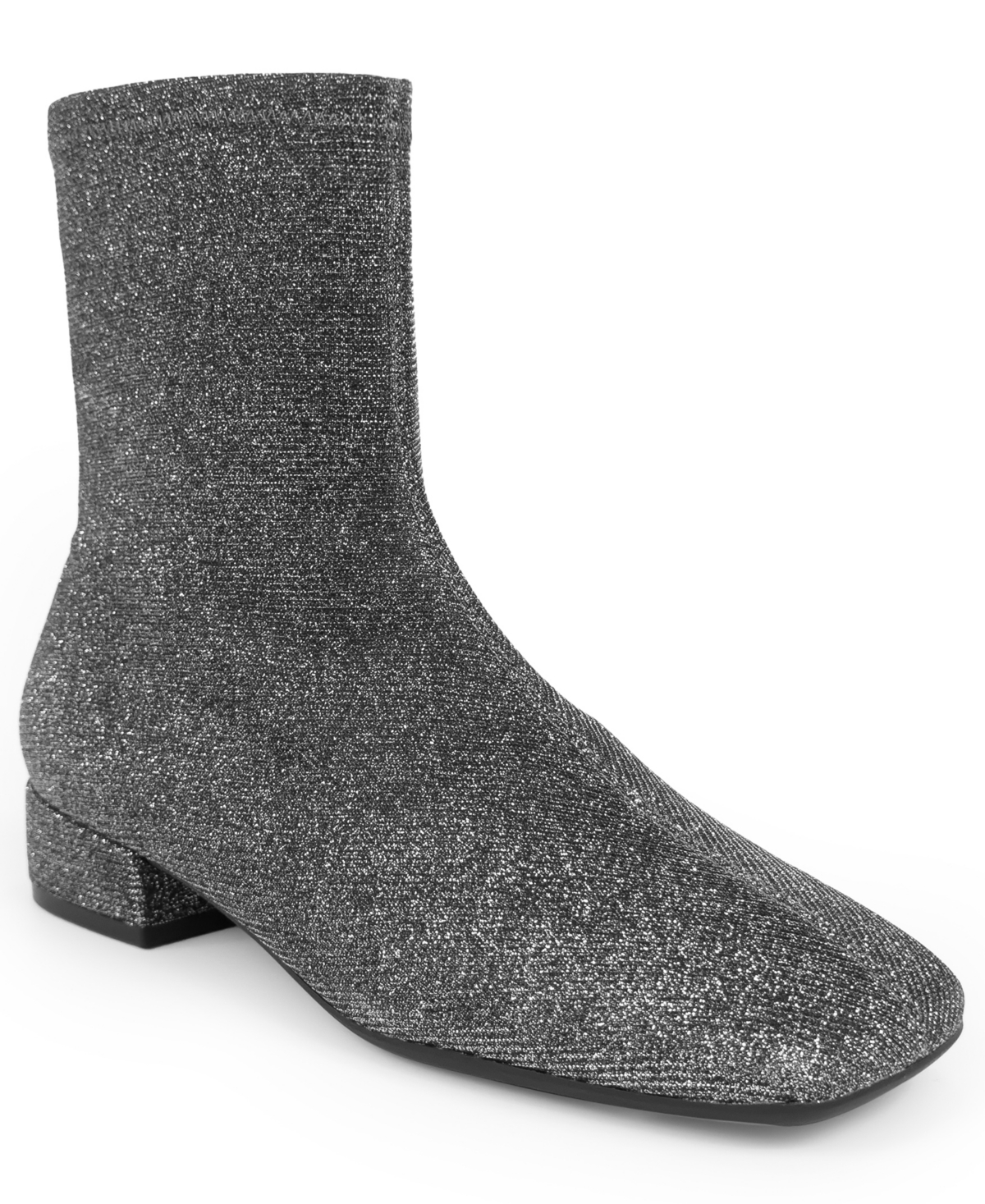 Click here for Aerosoles Womens Nina Bootie - Gunmetal knit prices