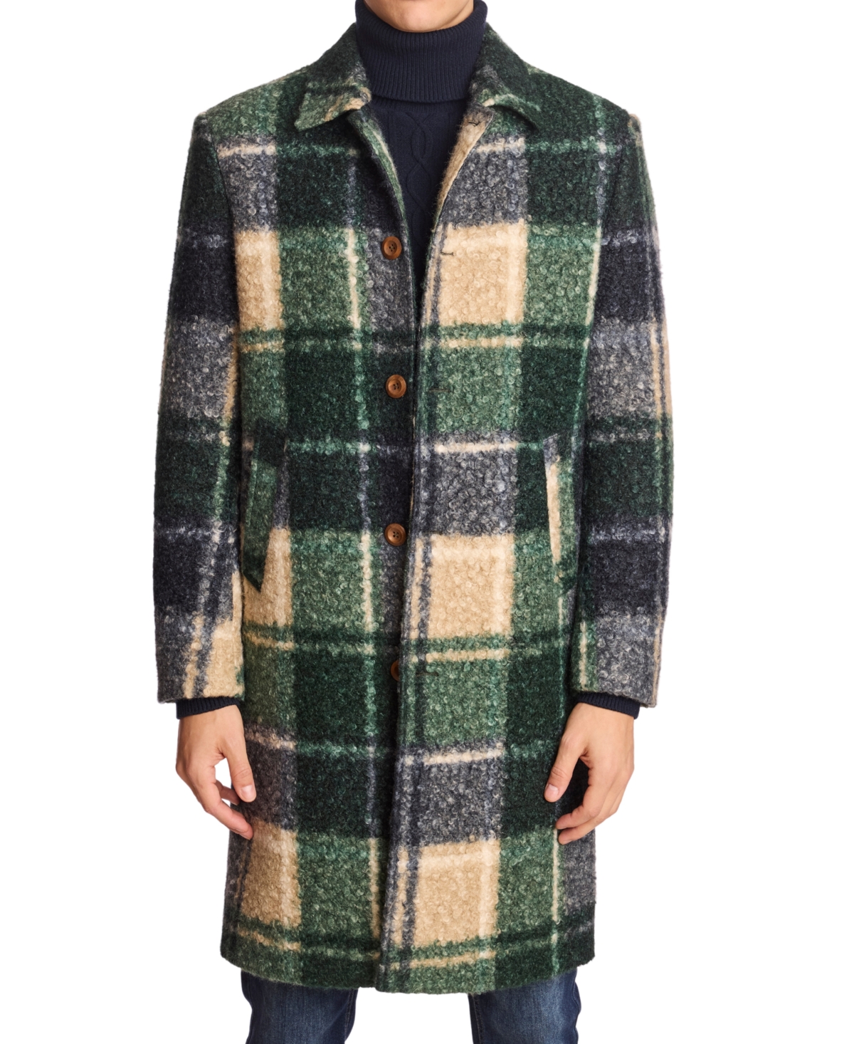 Click here for Paisley & Gray Mens Slash Pocket Oversized Coat -... prices