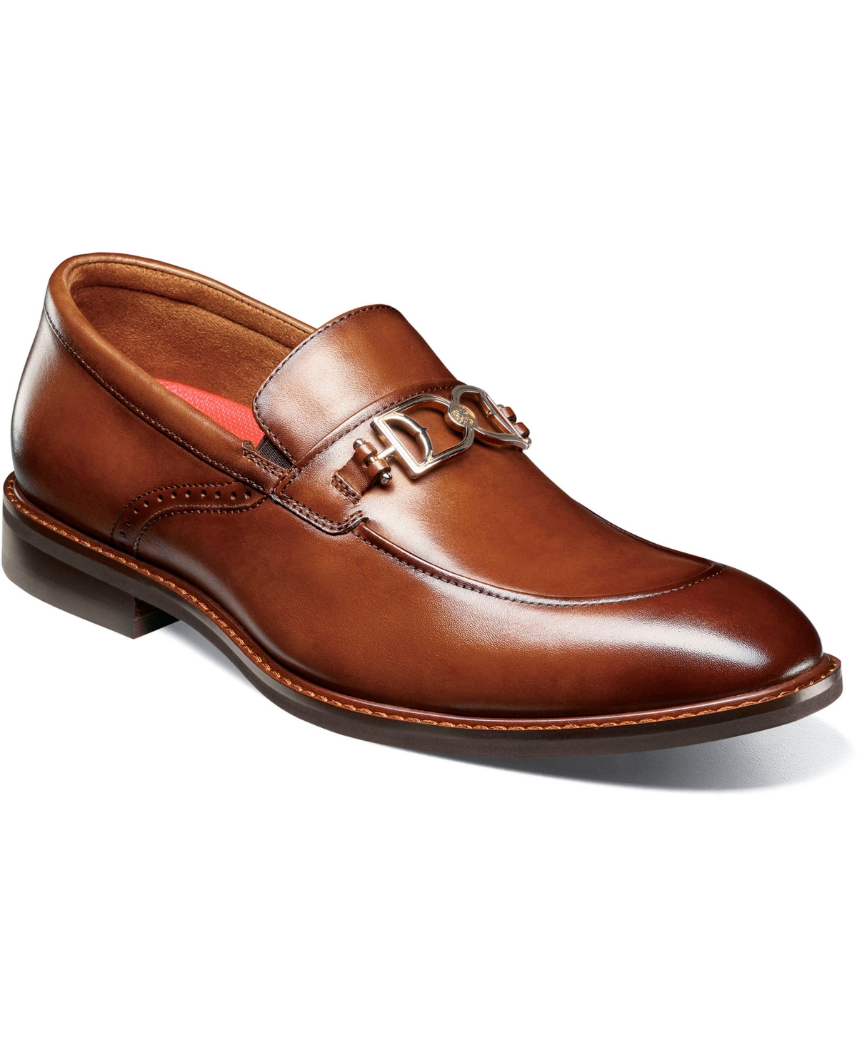 Click here for Stacy Adams Mens Boyd Moc Toe Slip-On Loafers - Br... prices