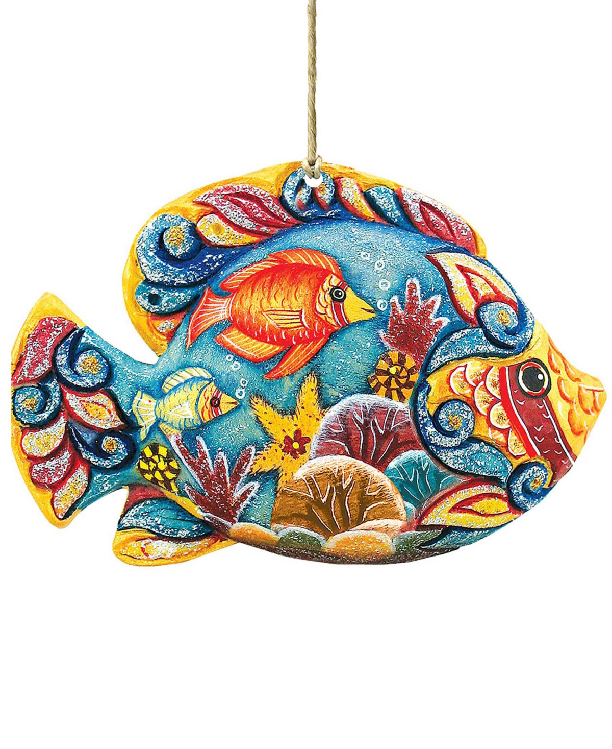 Click here for Designocracy Tropical Fish Wooden Christmas Orname... prices