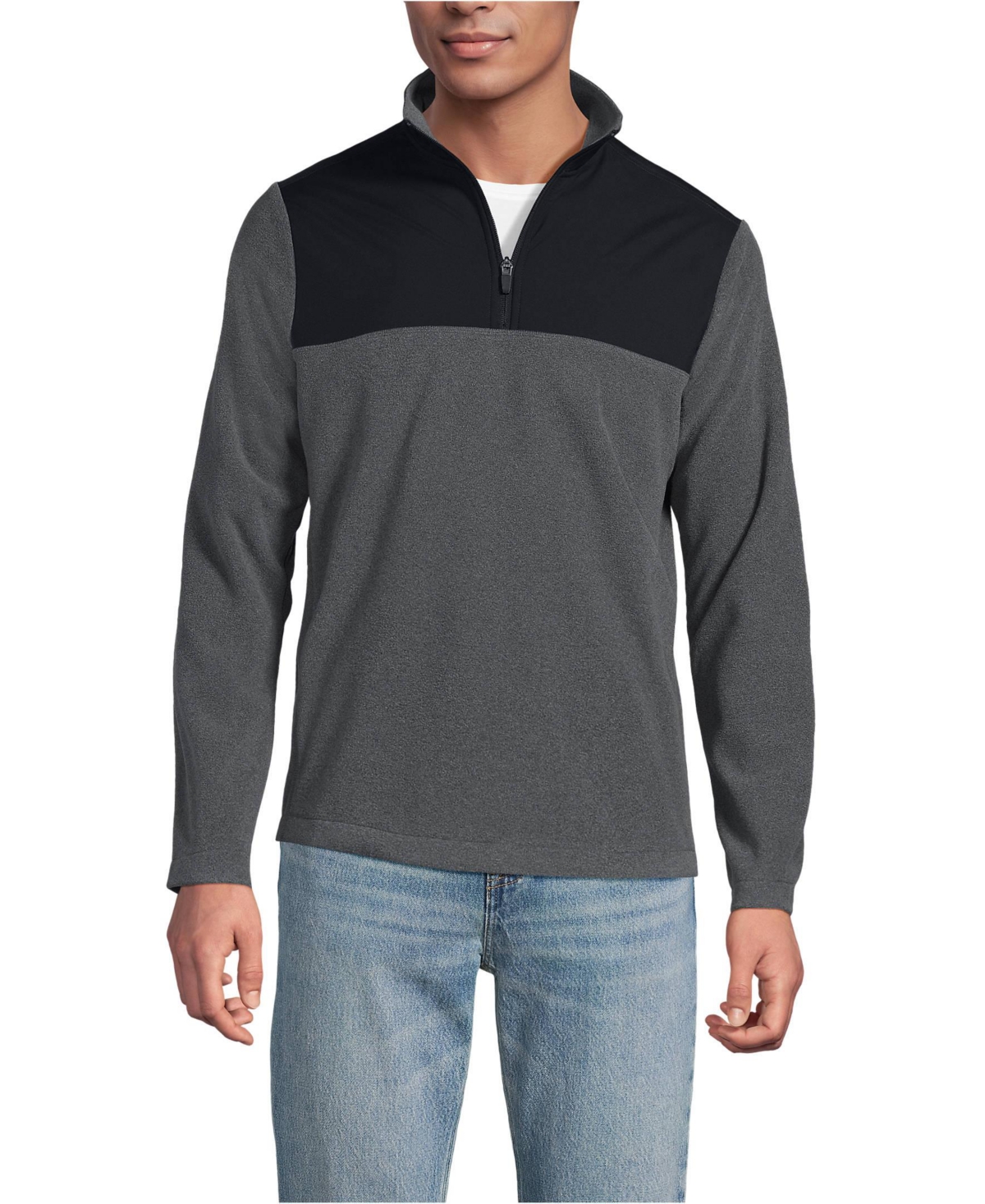 Click here for Lands End Mens Anyweather RainDefense Fleece Mixed... prices