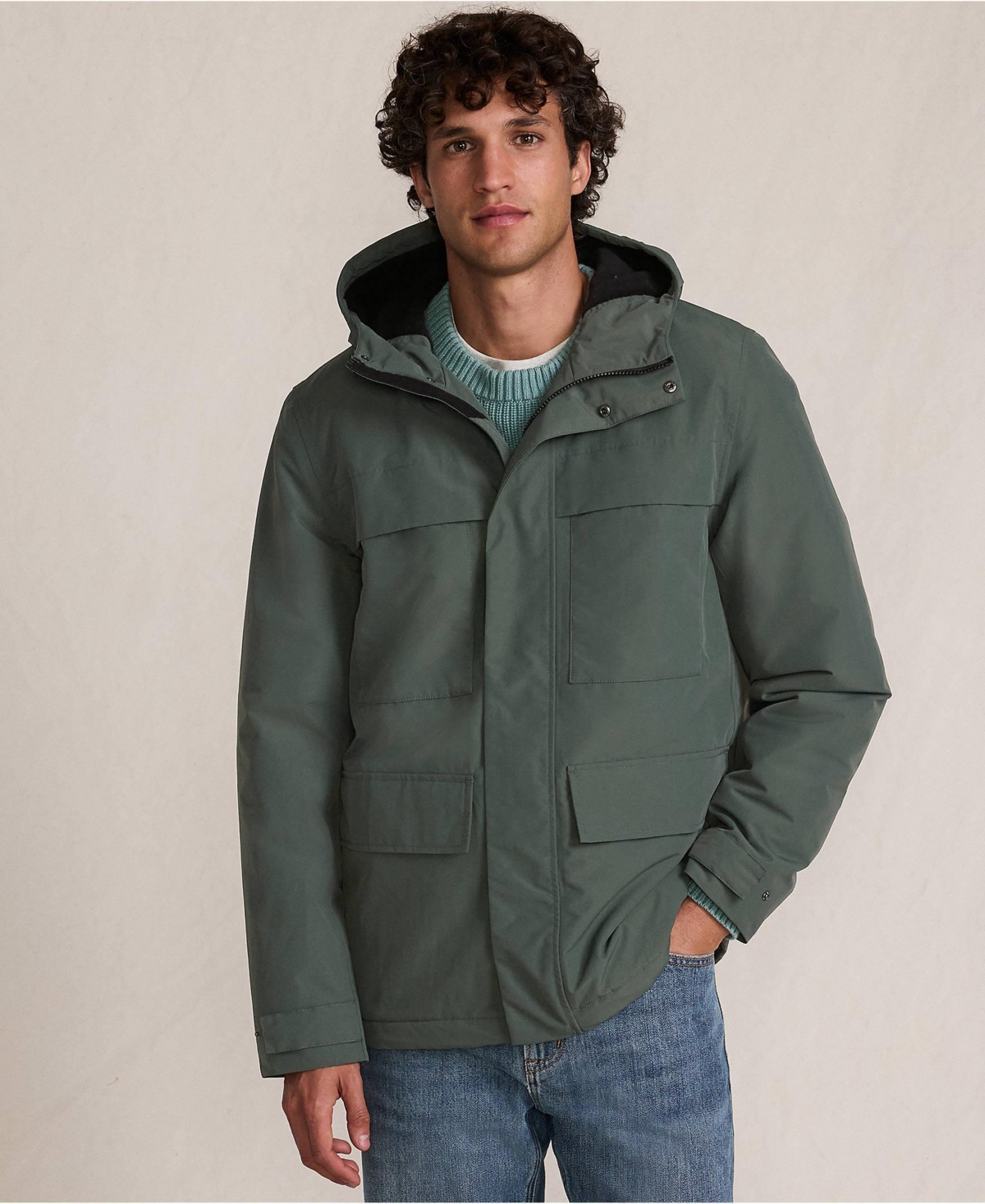 Click here for Lands End Mens Squall Field Rain Jacket - Evening... prices